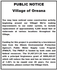 Oreana, Illinois – Village in Macon County, IL